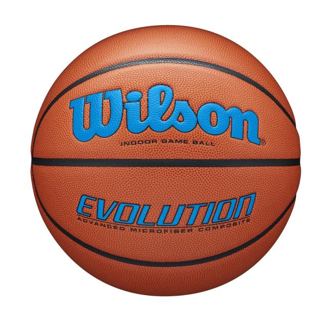 Wilson(ウイルソン) バスケットボール EVOLUTION (エボリューション) WTB0595XB0604 インドア用 6号/ 直径約23.2cm オレンジ/ロイヤル
