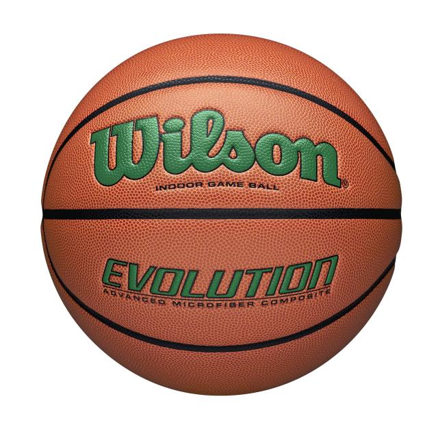 Wilson(ウイルソン) バスケットボール EVOLUTION (エボリューション) WTB0595XB0601 インドア用 6号/ 直径約23.2cm オレンジ/グリーン