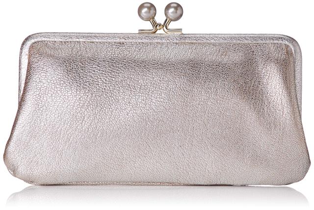 ペルケ アクリル玉がま口長財布 財布 レディース 本革 08-06-03161 SV