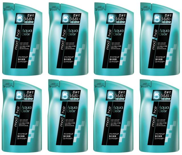 【まとめ買い】モッズ・ヘア アクアクリア 集中保湿コンディショナー つめかえ用 350ml×8個
