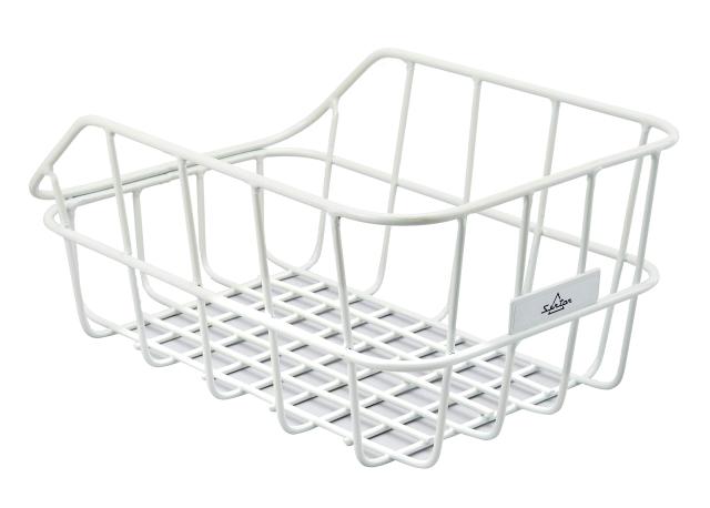 センタン工業(sentan) 自転車用後ろカゴ アルミダスR420 アルミ後ろカゴ ホワイト 取付金具付 RB-ALR420 RB-ALR420 ホワイト