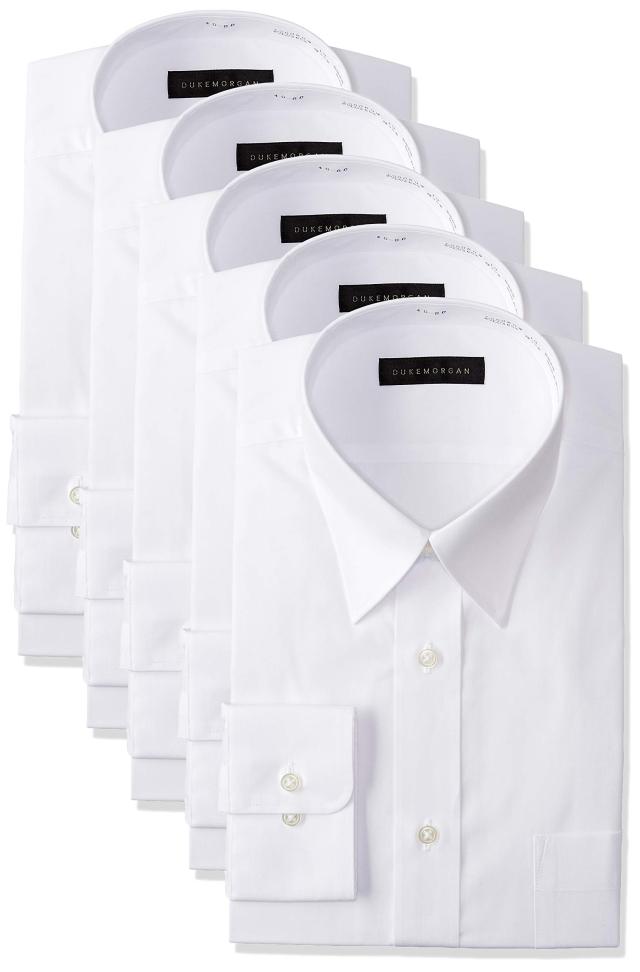 コナカ 白無地ワイシャツ長袖セット 形態安定加工【レギュラーカラー】 メンズ 白無地(レギュラー) 首回 39-82cm (日本サイズM相当)