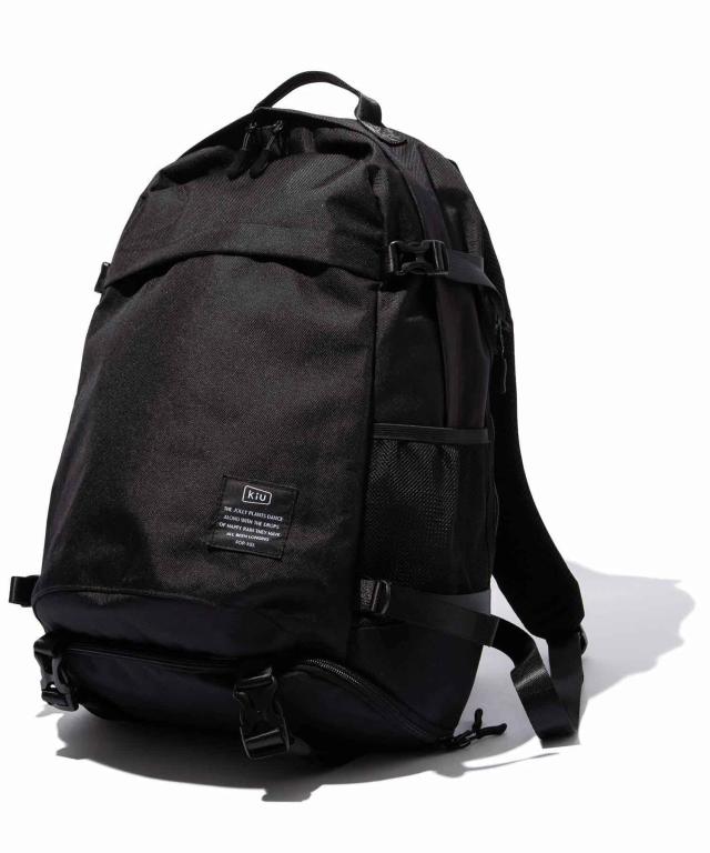 KiU キウ 600D バッグパック BACKPACK はっ水 撥水 防水 大容量 リュック 22L シューズポケット 通勤 通学 アウトドア フェス かわいい