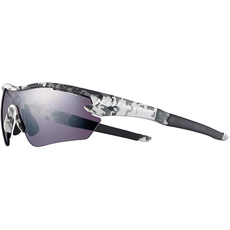 OGK KABUTO(オージーケーカブト) 自転車 スポーツサングラス/アイウエア 101 (レンズ2セット) マットホワイトカモ/撥水スペクトルモーブ