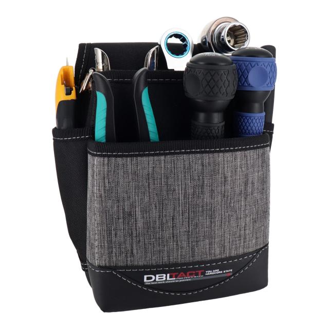 三共コーポレーション DBLTACT 2段腰袋 杢グレー DTM-02S-GLの通販はau PAY マーケット - fluffycloud | au PAY マーケット－通販サイト