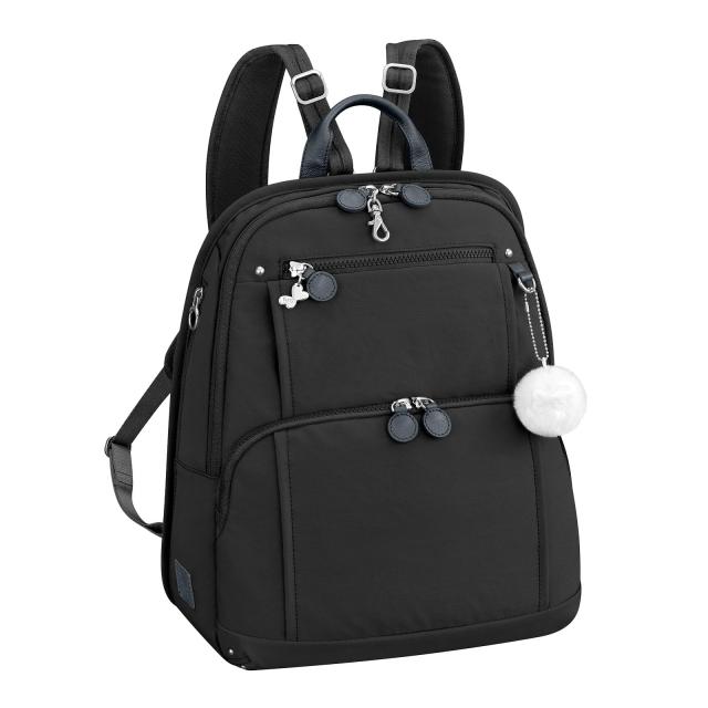 [カナナ プロジェクト] リュックサック カナナフリーウェイリュック A4収納可 レディース 62102 ブラック Free Size