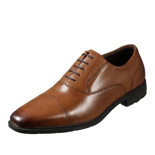 ハイドロテック ビジネスシューズ 本革 ストレートチップ 内羽根 軽量 本革ストレートチップビジネスシューズ HD1400 メンズ ライトブ