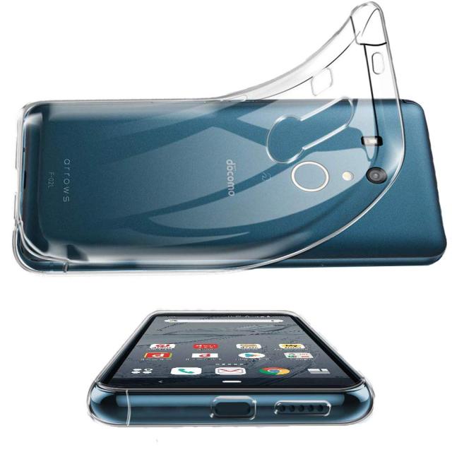 arrows Be3 F-02L/arrows BZ01ケース 【MARR】 極薄 ソフト クリア 落下防止 用 耐TPU ケース ...