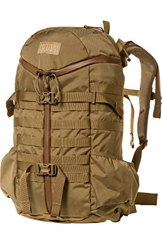 Mystery Ranch 2日間バックパック-タクティカルデイパック Molle ハイキングパック 27L, コヨーテ, Large/X-Large