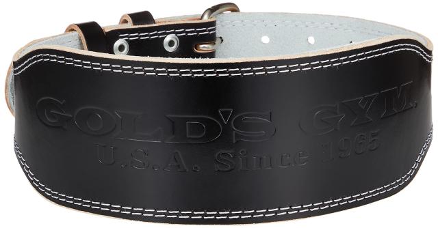 ゴールドジム(GOLD’S GYM) 身体にフィットするEXレザーベルト 初心者〜上級者 体幹腹圧の安定 柔らかく馴染みやすい 高級レザー使用！丸