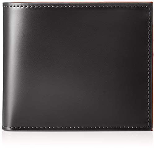 プレリー 二つ折り財布(小銭入れなし) コードバン 1957 クロ