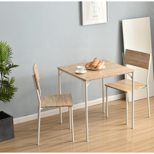 オーエスジェイ(OSJ) 四角 ダイニング 3点セット ダイニングテーブル ダイニングセット ブラウン テーブル幅70 2人掛けの通販はau PAY マーケット - デクベルト | au ...