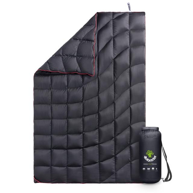 4Monster ダウン ブランケット マルチブランケット 防寒 アウトドア キャンプ 旅行 軽量 防水 防風 コンパクト ひざ掛け 肩掛け 掛け布団