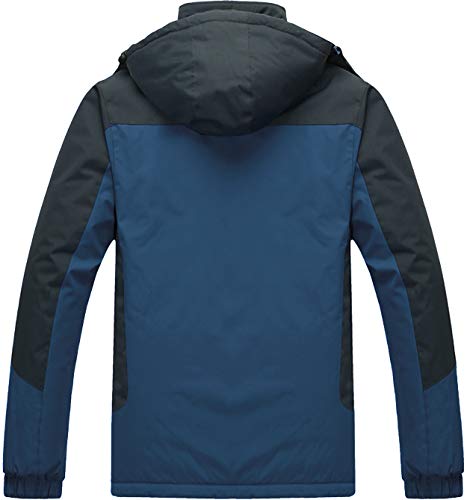 TACVASEN 裏フリースジャンバー 真冬 登山ウェア 防風ジャケット