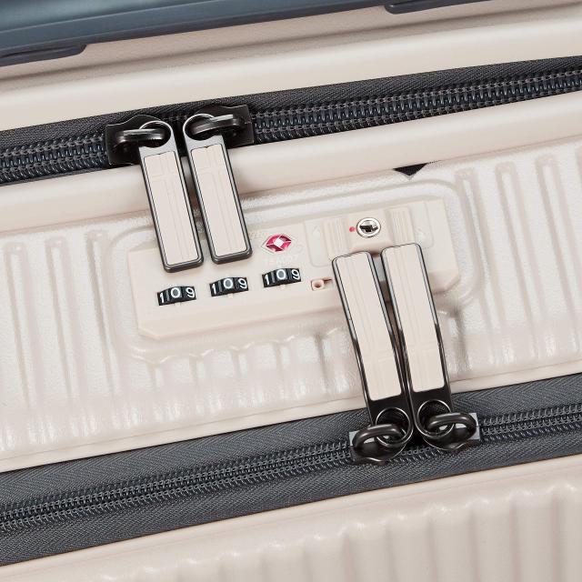 イノベーター スーツケース 機内持込サイズ スリムフロントオープン 多機能モデル INV50 付 38L 3.3kg バニラ