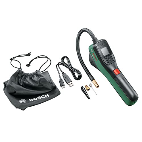 Bosch コードレス エアポンプ 自転車・ボール 電動 空気入れ 最大圧力 150PSI/10.3bar / 圧力オートス（自動停止）機能搭載/米式・