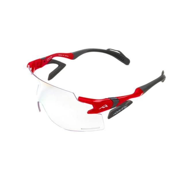 AirFly サングラス AF-301 C-6BK レッド Free Size