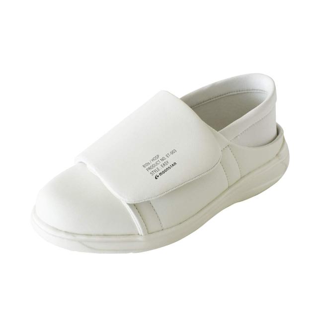 ムーンスター エイトテンス スニーカー 810s / ET003 HOSP 〔ホスプ〕 バンドタイプ ホワイト 26.0 cm 3E