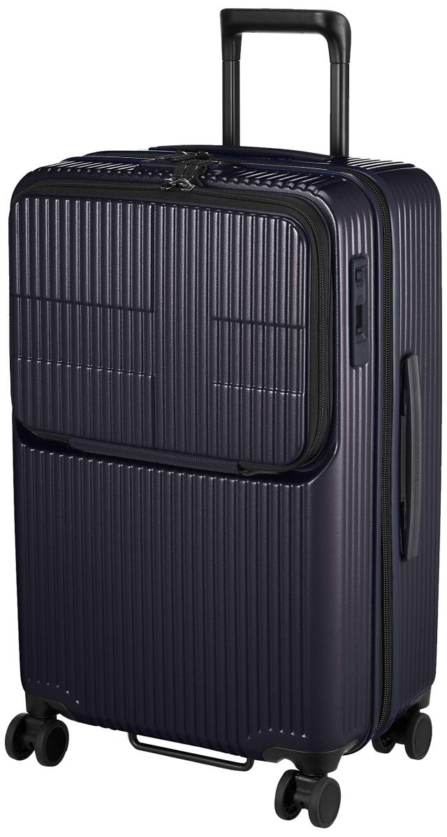 イノベーター スーツケース グッドサイズ オープン 多機能モデル INV60 付 62L 65 cm 4kg ダークネイビー