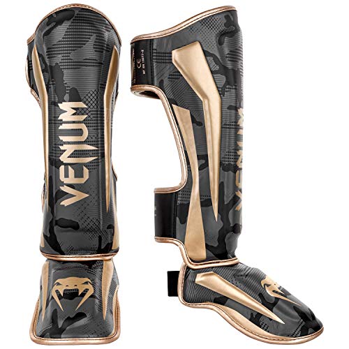 VENUM エリート シンガード Elite Shin Guards ダークカモ/ゴールド VENUM-1394-535 (L)