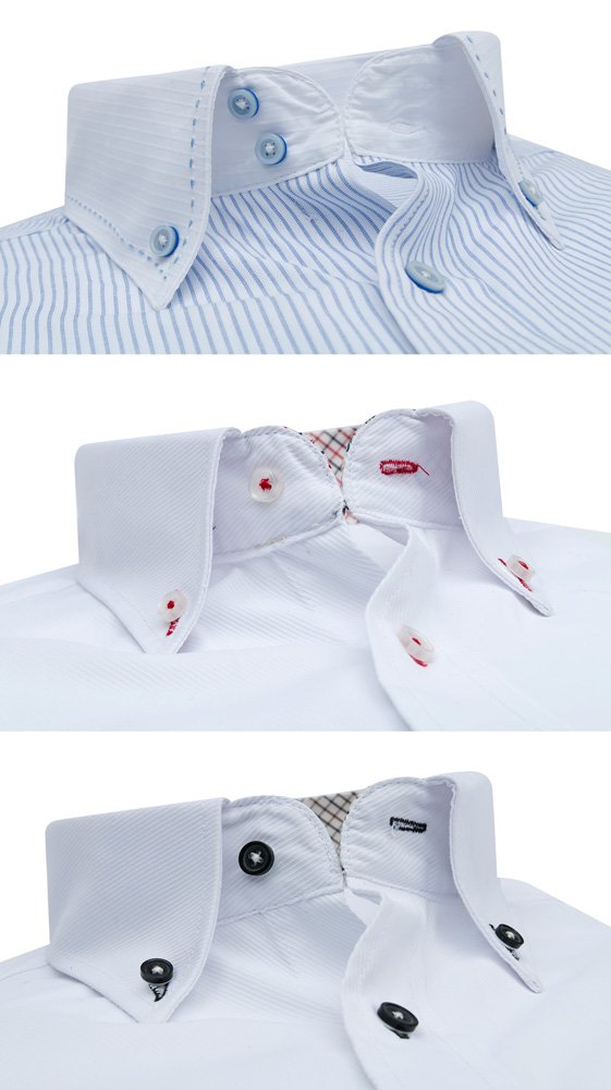 Tree Ring(トリー リング) ワイシャツ メンズ 長袖 ボタンダウン 細身