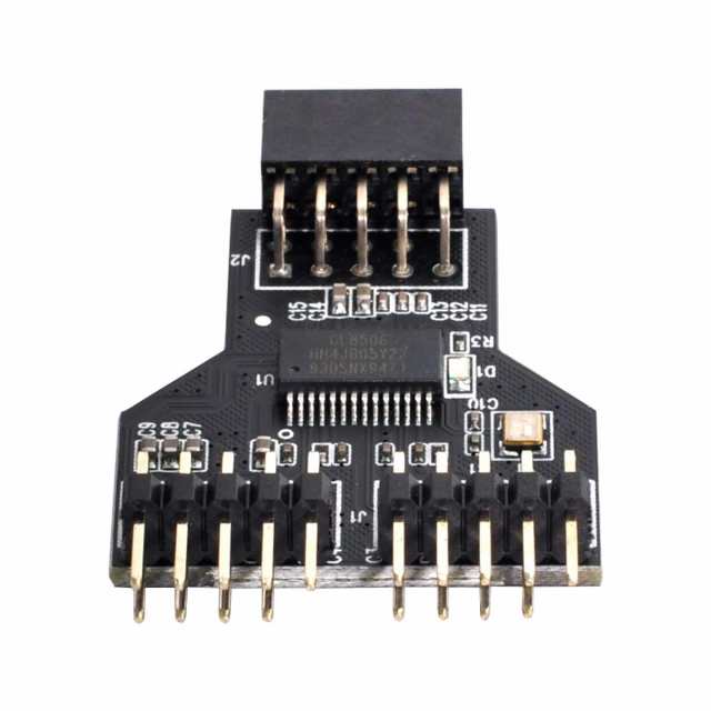 xiwai マザーボード 9ピン USB 2.0 ヘッダー 1 - 2 メス 延長 xiwai マザーボード 9ピン USB 2.0 ヘッダー 1 - 2 メス 延長