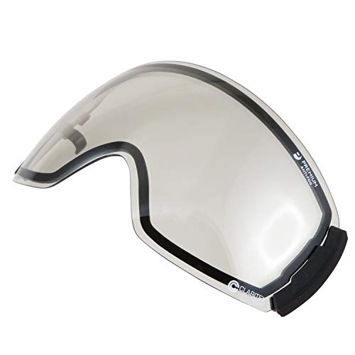 SWANS (スワンズ) スキー スノーボード ゴーグル スペアレンズ ROVO専用レンズ LRV-4470_LSIL ライトシルバーミラー×ウルトラライトグレ