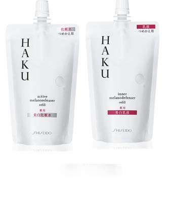 資生堂 HAKU アクティブメラノリリーサー・インナーメラノディフェンサー 化粧水 乳液 レフィルセット
