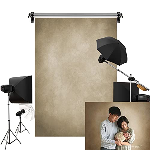 Kate 3x6m 茶色 背景布 ビンテージ ライトブラウン 背景 ポートレート 写真背景 写真スタジオ 小道具 撮影用 背景布 装飾用 カスタマイズ