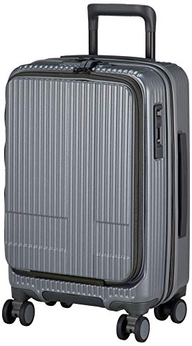 イノベーター スーツケース TSA-承認済み 機内持ち込み 多機能Pカラーモデル INV50 付 55 cm 3.3kg スチールグレー