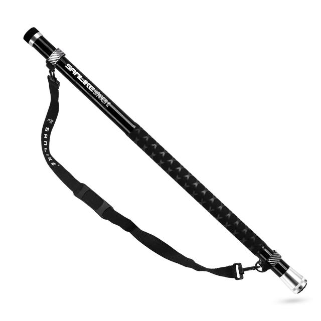 サンライク(SANLIKE) タモの柄 ランディングポール 3m/5m/6m 9段階 カーボン製 玉の柄 ラバーグリップ 伸縮式 コンパクト ベルト付き 海