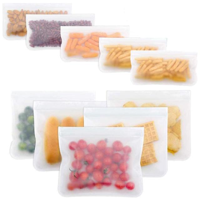 SAMZO 10個 食品収納袋 シリコン食品保存バッグ 密閉シール食品貯蔵 耐久性 新鮮なバッグ 再利用可能の通販はau PAY マーケット ...
