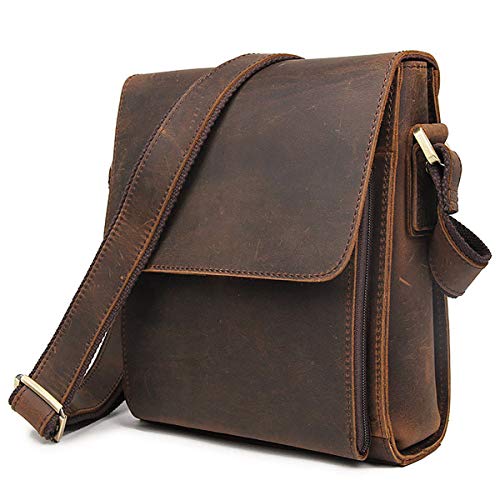 Ariga ショルダーバッグ メンズ 本革 牛革 斜め掛けバッグ メッセンジャーバッグ 通勤 通学 レザー