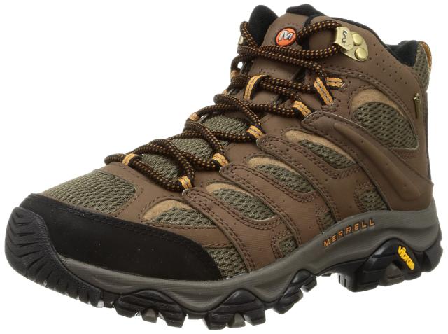 メレル ハイキングシューズ MOAB 3 SYNTHETIC MID GORE-TEX (WIDE WIDTH) メンズ アース 27.0 cm 3E