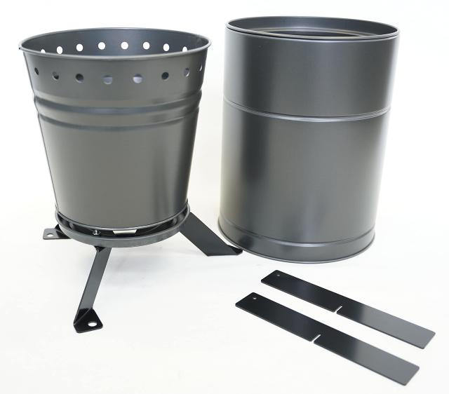 尾上製作所(ONOE) CAMBiII CB22-II日本製 煙突効果 燃焼 カバーをつけると二次燃焼 七輪 バーベキューコンロDP キャンプ