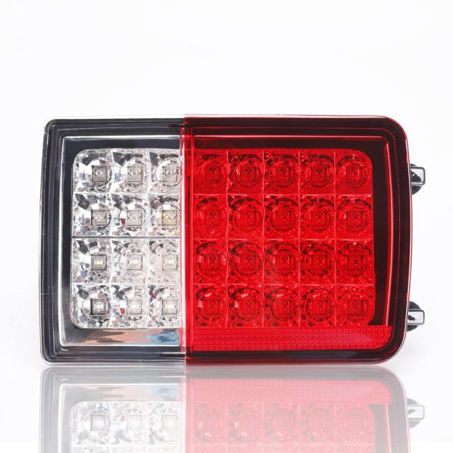 LED高輝度トラックテールランプ DA64 DA17 EVERY長方形トラック32連搭載汎用防水テールランプ セット 12v (レッド-グレー, 右R)の通販はau PAY マーケット ...