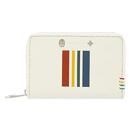 カステルバジャック 二つ折り財布 セミ長財布 本革 クワトロ メンズ 058625 ラウンドファスナー 牛革 レザー 【31】 ホワイト