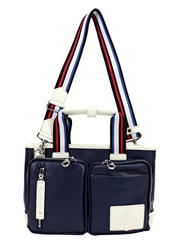 カステルバジャック トートバッグ ドライビングトート メンズ ローレン 037501 2WAY ショルダーバッグ 【07】 ネイビー