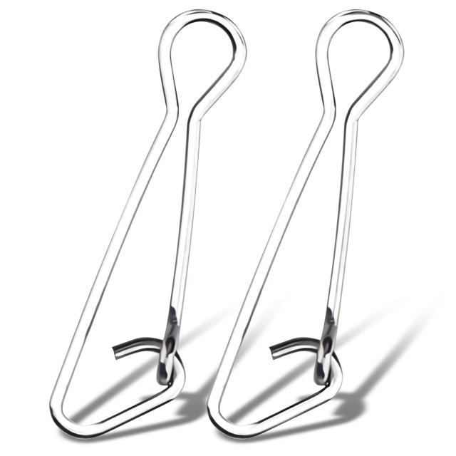 QISHUO クイック 釣り用 スイベル スナップ ステンレス サルカン 仕掛け 釣り ルアー スナップ 青物 ジギング エギング アジング シルバの通販はau PAY マーケット - FJ ...