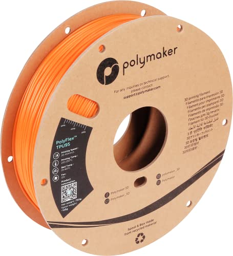 ポリメーカ(Polymaker) 3Dプリンター用フレキシブルフィラメント PolyFlex TPU95 1.75 mm オレンジの通販はau PAY マーケット - デクベルト | au ...
