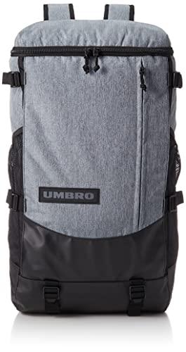 アンブロ リュックサック サッカー 耐水 はっ水 消臭 再帰反射 37L PCポケット 多収納 通学 通勤 ビジネス メンズ 男女兼用 グレー