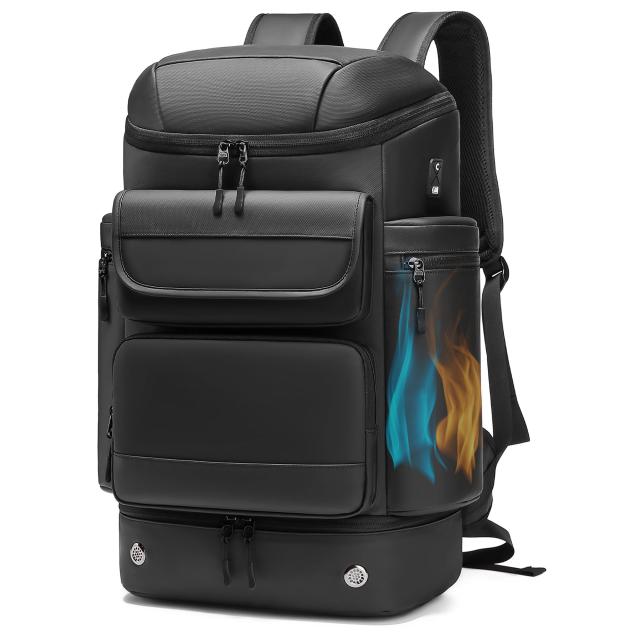 SUNOGE リュック メンズ リュックサック スクエア バックパック 大容量 ビジネスリュック 防水 15.6インチ PC ラップバック USB