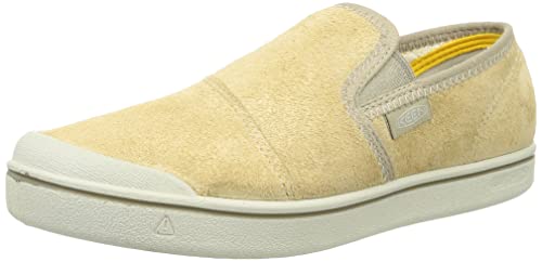 キーン スニーカー ELDON HARVEST SLIP-ON LEA エルドン ハーベスト スリップオン レザー メンズ BEIGE/SILVER BIRCH 26.5 cm