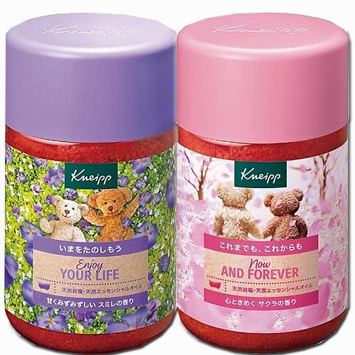 【限定ペアセット】クナイプ バスソルト スミレの香り 850g+サクラの香り 850g (4580294850995+4580294852906)