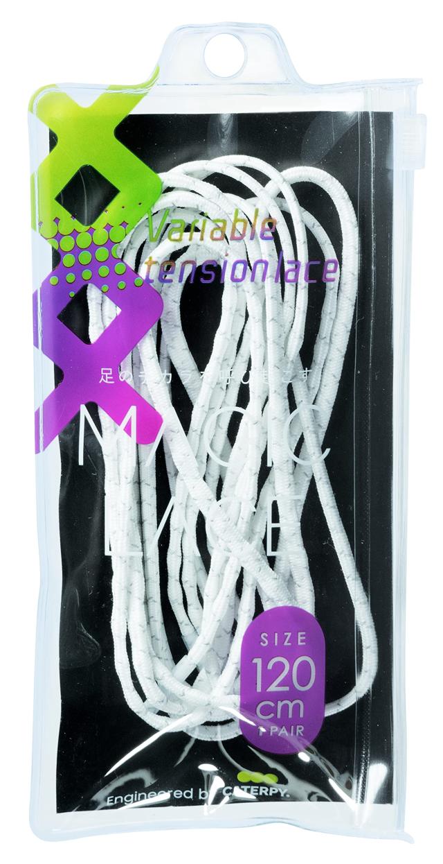 Caterpy MAGIC LACE マジックレース 靴紐 シルクホワイト 120cm 靴ひも ゴム紐 10カラー 2サイズ 大人 子供 スニーカー ほどけない フの通販はau PAY ...