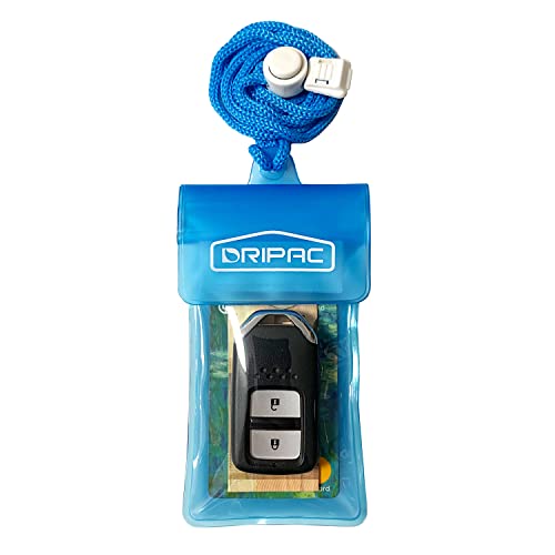 DRIPAC 防水カーキーFOBケース 防水財布 防水ホルダーポーチ キーIDバッジ クレジットカード 現 金用 (ブルー)の通販はau ...