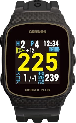GreenOn（グリーンオン）ザ・ゴルフウォッチ ノルム？ プラス ※みちびきL１S対応 カラー液晶 THE GOLF WATCH NORM ？ Plus/ノルム GN301