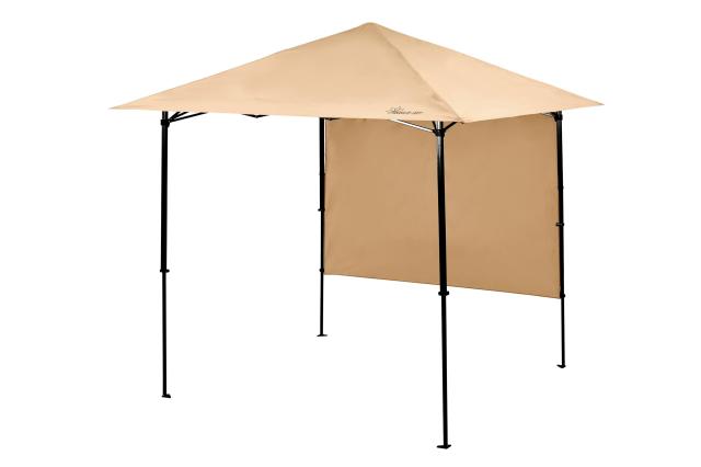 【限定！】SOLO UP ワンアクション タープ ワンタッチ タープテント キャンプ テント アウトドア バイザー サンシェード 横幕付き 2.5m 2