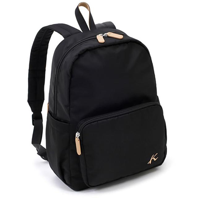 キタムラ リュック 身体に触れる部分はメッシュクッション生地 R-0711 レディース ブラック／カフェオレ 黒 15671