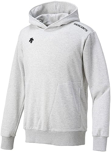 デサント スウェット パーカー 吸汗 ストレッチ シンプル 定番 トレーニング メンズ チーム MGY(DTM-2601B) S
